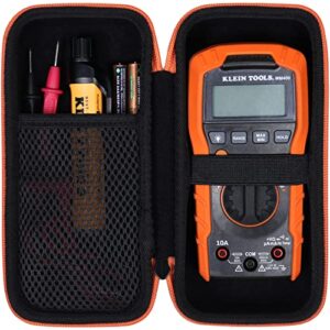 khanka hard storage case for klein tools digital multimeter, 600v mm400 / mm300