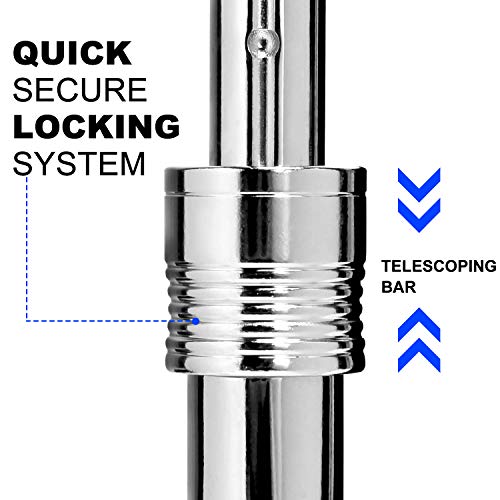 HELAKLS 3-Piece 1/4" 3/8" 1/2-Inch Drive Socket Ratchet Set Extendable Handle Wrench Quick-Release Reversible Gear Torque Spanner Mechanical Tools