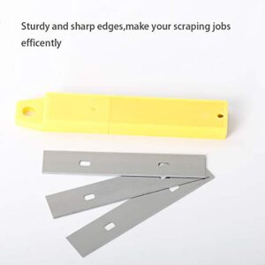 4" Scraper Blades 30 PCS Replacement Stainless Steel Razor Blade to Remove Decals, Stickers, Wallpaper Adhesive Vinyls