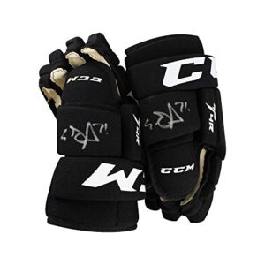 evgeni malkin autographed ccm hockey gloves - bas coa