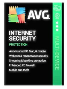 avg internet security (5 devices) (1-year subscription) - android|mac|windows