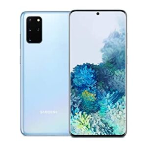 Samsung Galaxy S20+ 5G Factory Unlocked Android Cell Phone | 128GB of Storage | Cloud Blue (Renewed)