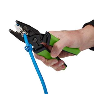 trueCABLE Parallel Crimping Pliers, Toolless Keystone Jack and Field Termination Plug Closure Tool, trueCLOSE