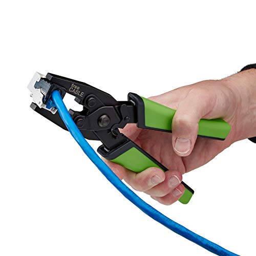 trueCABLE Parallel Crimping Pliers, Toolless Keystone Jack and Field Termination Plug Closure Tool, trueCLOSE