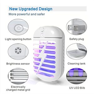 Winpest Electric Indoor Bug Zapper for Home Mosquito Killer Indoor Bug Lights Zappers Electric Bug Zapper Outdoor Mouse Zapper Indoor Bug Trap (2 Packs)