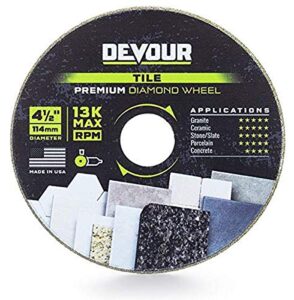 devour nt45ctdw 4-1/2" premium continuous rim blade