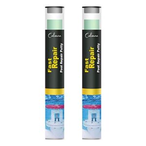 Calvana (2-Pack) 4-oz All Purpose Epoxy Putty Stick | Pool Patch, Pool Bounding Kit – A Quick and Permanent Repair Solution for Pool Light, Pool Tile, Skimmer, and Plumbing leaks – Work Like Magic