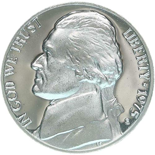 1975 S Jefferson Nickel Proof Seler