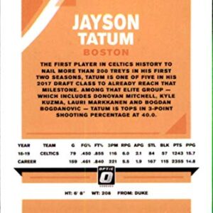 Basketball NBA 2019-20 Donruss Optic #82 Jayson Tatum Celtics