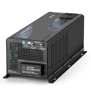 SUNGOLDPOWER 6000W 24 Vdc Inverter Charger,Peak 18000w,240 Vac Input, 120V/240V AC Output Split Phase,Low Frequency,Pure Sine Wave with LCD Remote Controller(Updated Version)