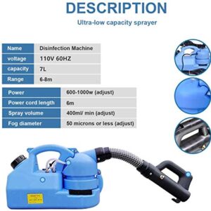 GAKUS Electric ULV Sprayer Portable Fogger Machine Disinfection Machine for Garden Home Ultra Capacity Spray Machine