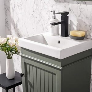 Legion Furniture Indoor Home Decorative Bathroom/Washroom/Kitchen 18" Pewter Green Sink Vanity