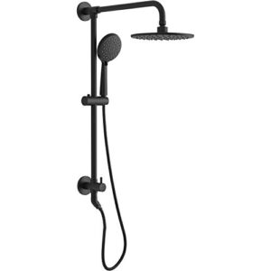 soka 9 inch rain shower head with handheld shower head bathroom rain shower system dual shower combo 3-setting handheld sprayer with shower hose bathroom shower faucet set with slide bar matte black