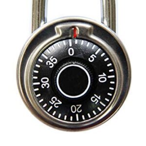 Fu Volante Locker Lock, Standard Dial Combination Lock, 2 in. Body, Each Lock with Different Code, Keyless Padlock, Great for School, Employee, Gym&Sports Locker, Case, Toolbox, Fence-Pack of 24