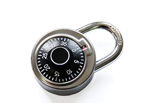 Fu Volante Locker Lock, Standard Dial Combination Lock, 2 in. Body, Each Lock with Different Code, Keyless Padlock, Great for School, Employee, Gym&Sports Locker, Case, Toolbox, Fence-Pack of 24