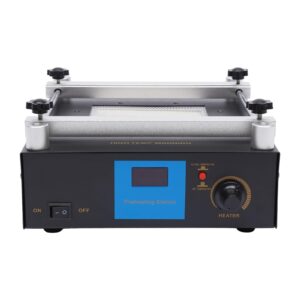 preheating rework station, 110v 853a 600w smd pcb preheat bga rework station hot plate preheating oven welder