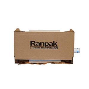 Ranpak WrapPak Ex 750 feet expandable honeycomb cushion wrap, recyclable packing paper, eco-friendly kraft paper cushioning, made in USA