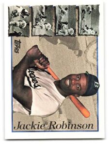 1997 topps #42 jackie robinson trib nm-mt brooklyn dodgers baseball