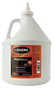 marking chalk refill, white, 5 lb