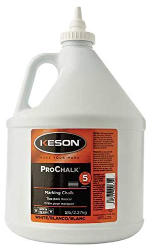 Marking Chalk Refill, White, 5 Lb