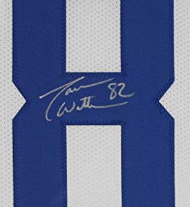 Jason Witten Autographed White Dallas Jersey - Beautifully Matted and Framed - Hand Signed By Witten and Certified Authentic by Beckett - Includes Certificate of Authenticity