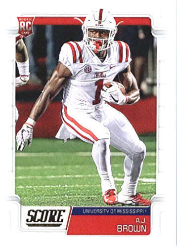 2019 Score #348 A.J. Brown Rookie Ole Miss Rebels Football NM-MT