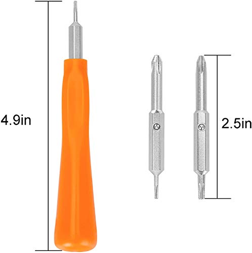 Screwdriver for Ring Doorbell,EMiEN Torx T6 T15 Bit Screwdriver For Ring Video Doorbell,Doorbell 2,Doorbell Pro And Elite Battery Change, Charge & Replacement, Wifi Password Reset Access