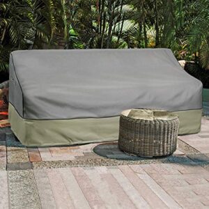 KylinLucky Outdoor Furniture Covers Waterproof, 3-Seater Patio Sofa Cover Fits up to 62 x 38 x 35 inches