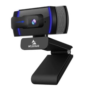 nexigo n930af webcam with microphone for desktop, autofocus, webcam for laptop, computer camera, 1080p hd usb web camera, compatible with zoom/skype/teams/webex