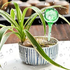 FEEMIC Indoor Plant Watering Globes Automatic Self Water Bulbs Aqua Water Globe Irrigation Device Decorative Hand-Blown Glass