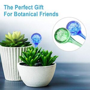 FEEMIC Indoor Plant Watering Globes Automatic Self Water Bulbs Aqua Water Globe Irrigation Device Decorative Hand-Blown Glass