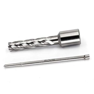 Annular Cutter JESTUOUS 3/4 Inch Weldon Shank 7/16 Cutting Diameter 2 Cutting Depth with Pilot Pin Slugger Bits Two Flat HSS Kit for Magnetic Drill Press,1 Piece