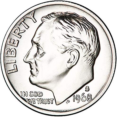 1968 S Proof Roosevelt Dime Choice Uncirculated US Mint