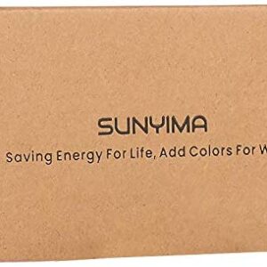 SUNYIMA 10Pcs 5V 60mA Mini Polycrystalline Solar Panels Cells 68mmx37mm/2.67"x1.45" for DIY Solar Cells Projects Toys