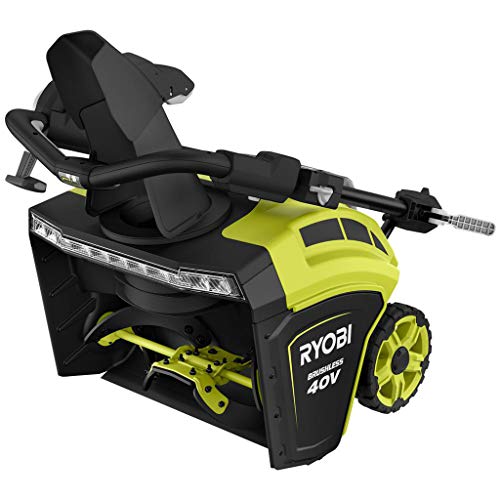 RYOBI RY40860 21 in. 40-Volt Brushless Cordless Electric Snow Blower with Two 5.0 Ah Batteries and Charger Included