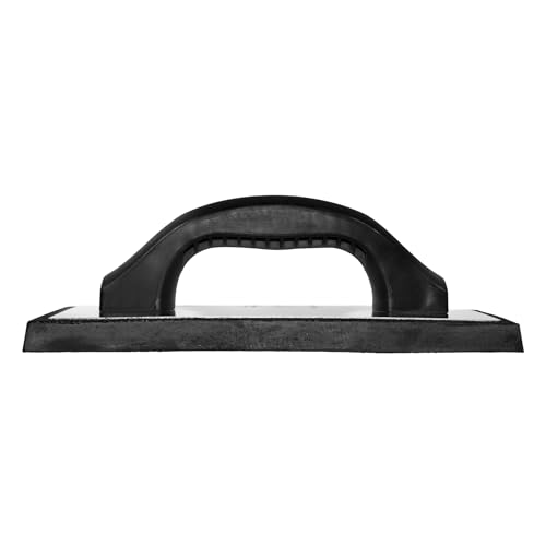 QEP 4 in. x 9.5 in. Molded Rubber Grout Float with Non-Stick Gum Rubber, Black