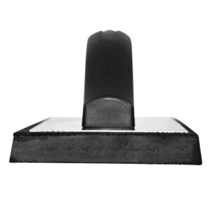 QEP 4 in. x 9.5 in. Molded Rubber Grout Float with Non-Stick Gum Rubber, Black