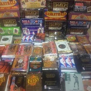 DREAM LOT OF OLD UNOPENED BASKETBALL CARDS IN PACKS 60 Cards in Packs from the Late 80s and Early 90s