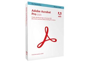 adobe acrobat pro 2020 | pc/mac disc