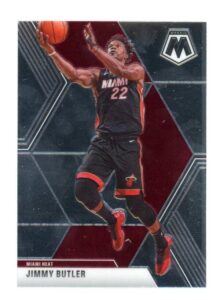 2019-20 panini mosaic #130 jimmy butler heat basketball 2020 nba finals - official nba trading card