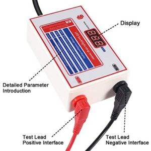 LED Light and TV Backlight Tester,LED Strip Lamp Beads Repair Testing Tool with Gold Plated Pin and Power Cable 0-300V Adaptive Voltage, Suitable for All LED Beads TV Computer Laptop Light Repairs