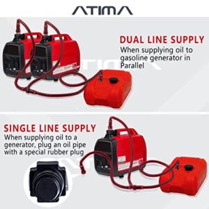 ATIMA Generator Parallel Cables Kit for Honda Generator - Safe, Leak-Proof, Extended Run Dual Fuel System Extender Kit