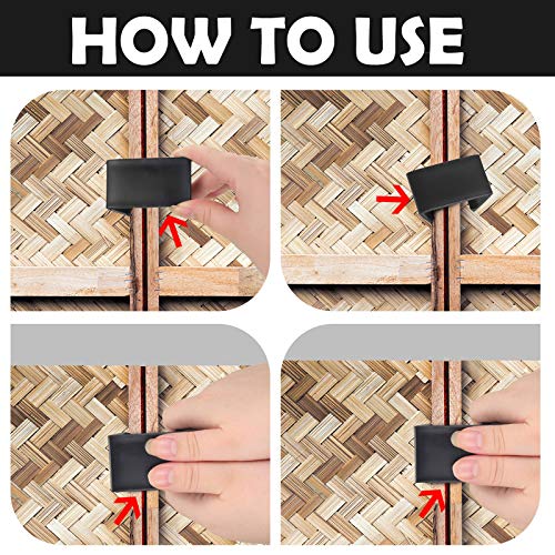 Blulu Outdoor Patio Sofa Clips Rattan Furniture Clamps Wicker Chair Fasteners, Connect The Sectional or Module Couch (20 Pieces)