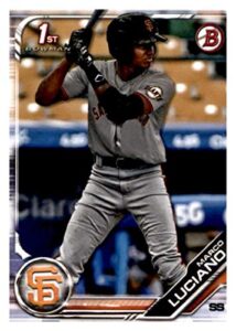 2019 bowman prospects #bp-82 marco luciano rc rookie san francisco giants mlb baseball trading card