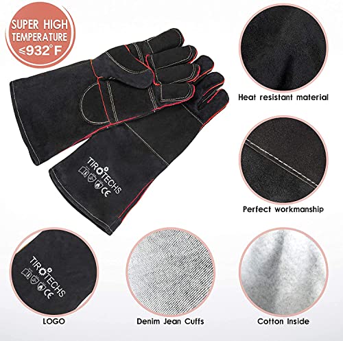 TIROTECHS Build Trust & Protect Your Hands - Bite-Proof Animal Handling Gloves for Safe & Loving Pet Care with Dogs and Cats