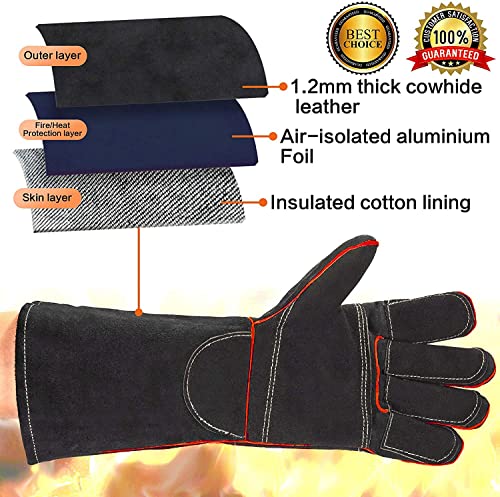 TIROTECHS Build Trust & Protect Your Hands - Bite-Proof Animal Handling Gloves for Safe & Loving Pet Care with Dogs and Cats