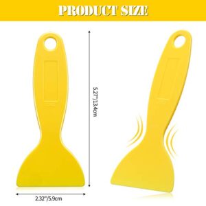 12 Pieces Plastic Spatula Putty Knife, Air Bubble Remover Sticker Installation Tool Flexible Paint Scrapers for 3D Printing Resin Removal Vinyl Film Wrap Cleaner, Spackling, Patching, Decal, Wallpaper