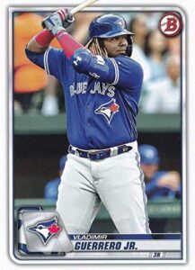 2020 bowman #50 vladimir guerrero jr. toronto blue jays mlb baseball card nm-mt