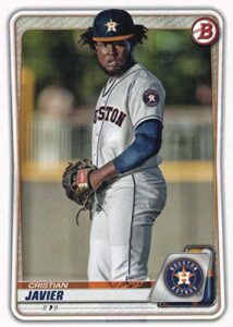 2020 bowman prospects #bp-56 cristian javier houston astros mlb baseball card nm-mt