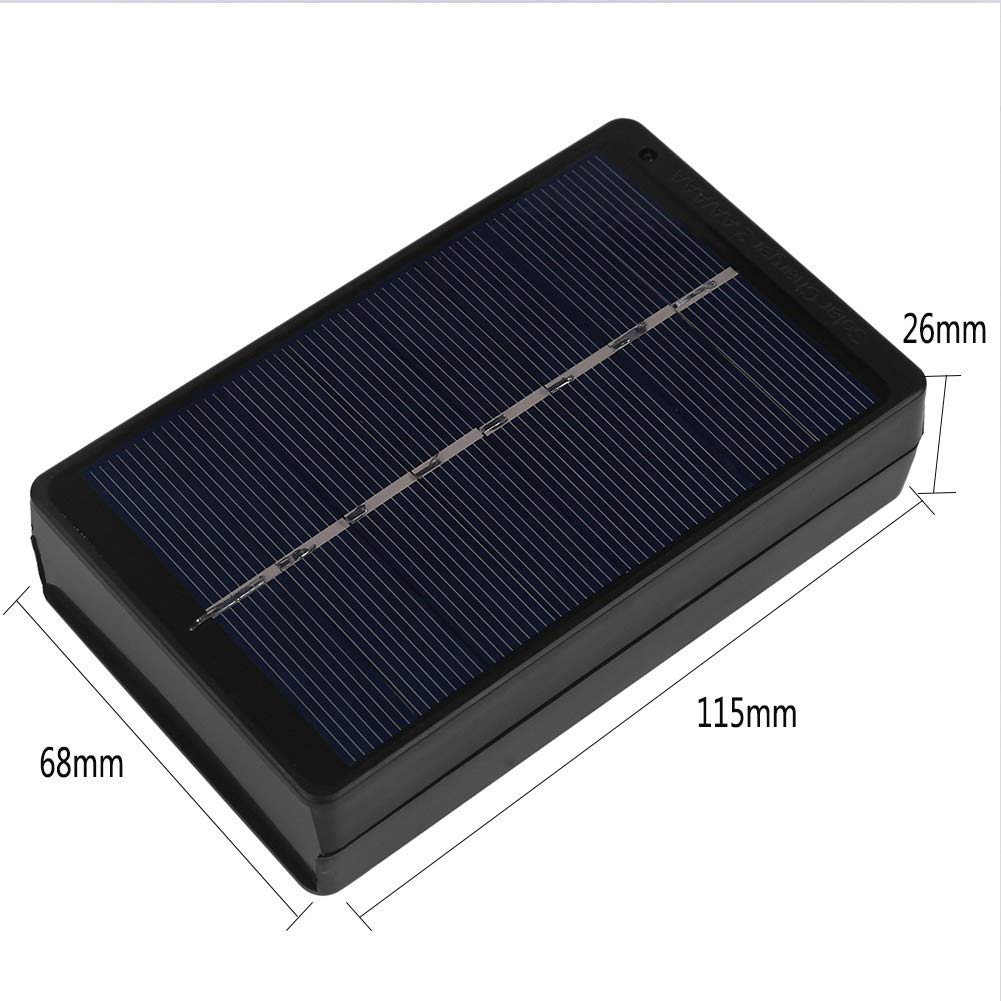 1W 4V Solar Panel Charger, Solar Panel Chager Charging Box for AA/AAA Battery Portable Charging Panel